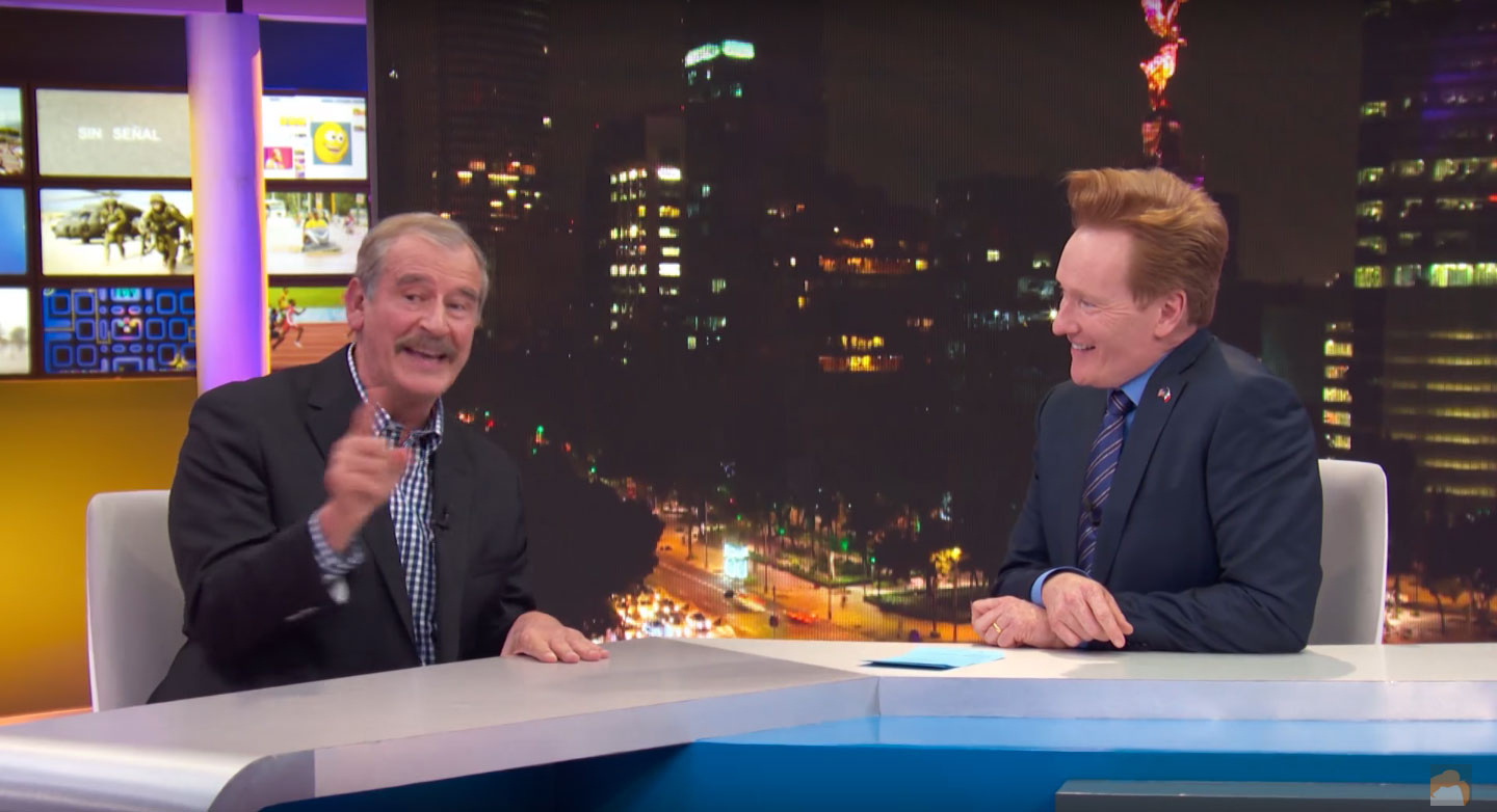 chilango - Adelanto de la entrevista de Conan O'Brien a Vicente Fox