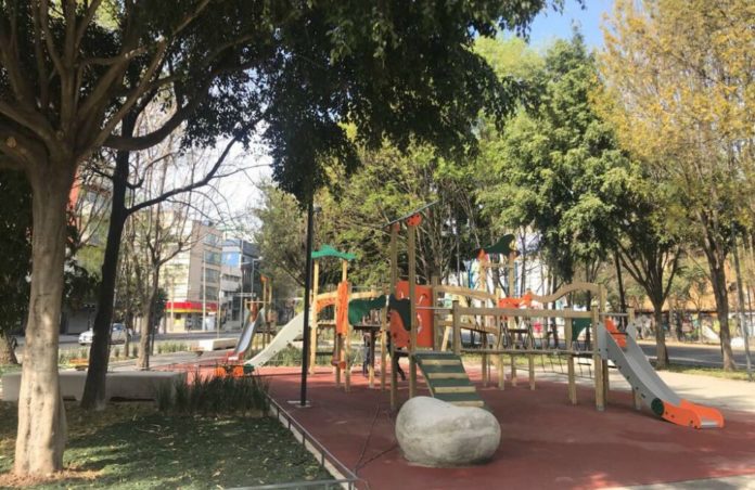 Reinauguran parque Cholula en la colonia Hipódromo