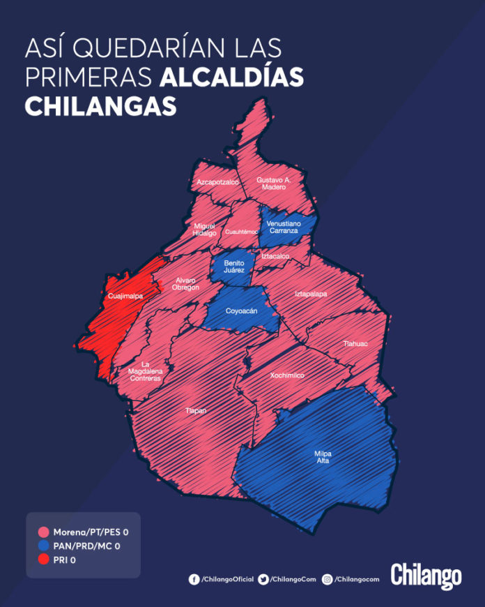 Chilango Así Va La Carrera Por Las Alcaldías Morena Va Adelante En 11