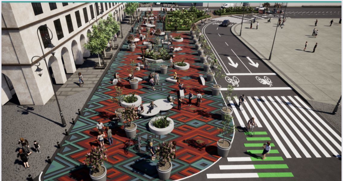 chilango - Así serán los nuevos espacios peatonales del Centro Histórico