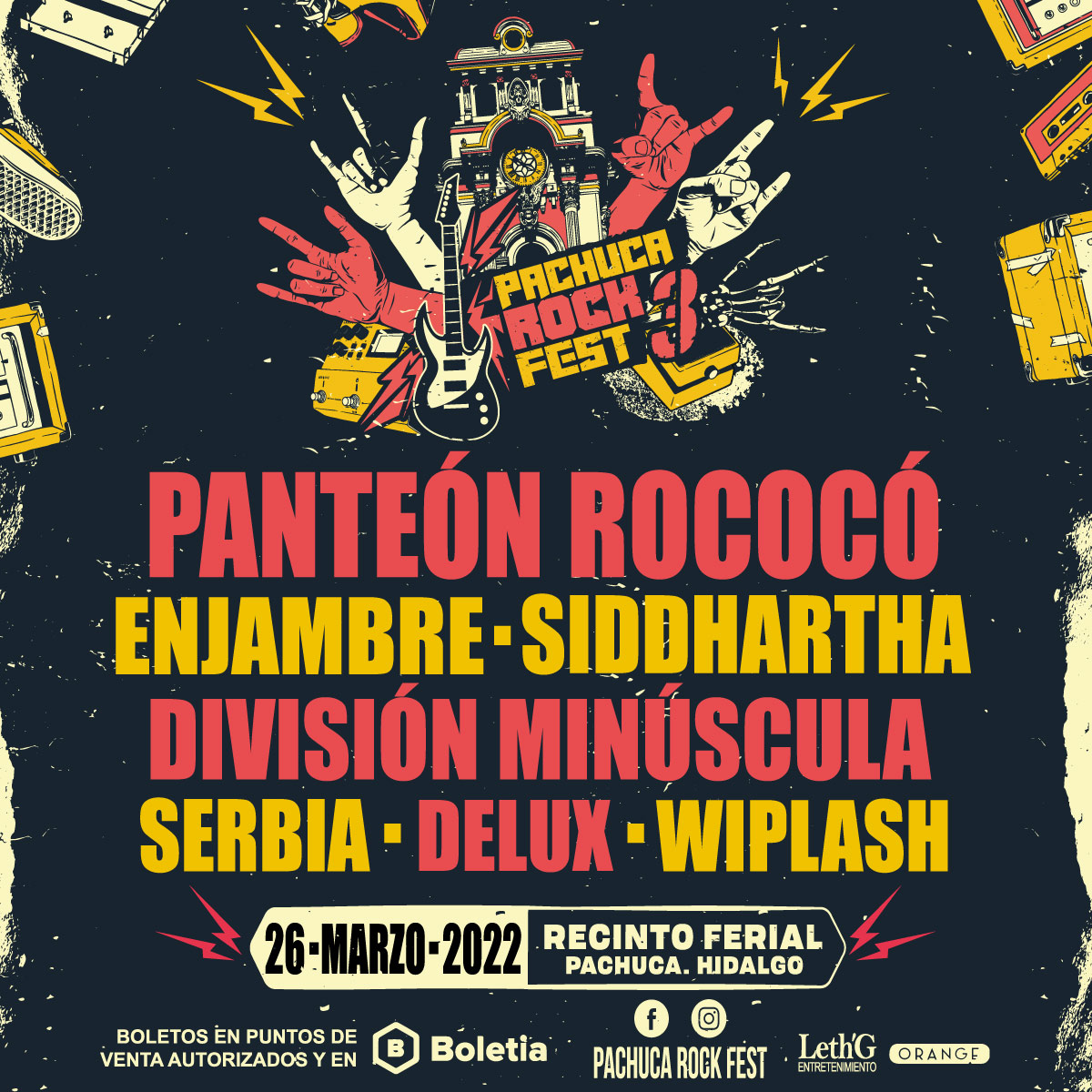 Chilango - Enjambre y su “Delorean” en el Pachuca Rock Fest - Chilango