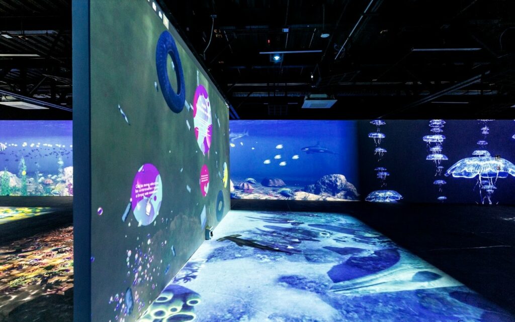 Así es el acuario virtual 360 grados del Barco Utopía - Lado.mx