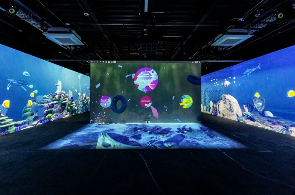 Así es el acuario virtual 360 grados del Barco Utopía - Lado.mx