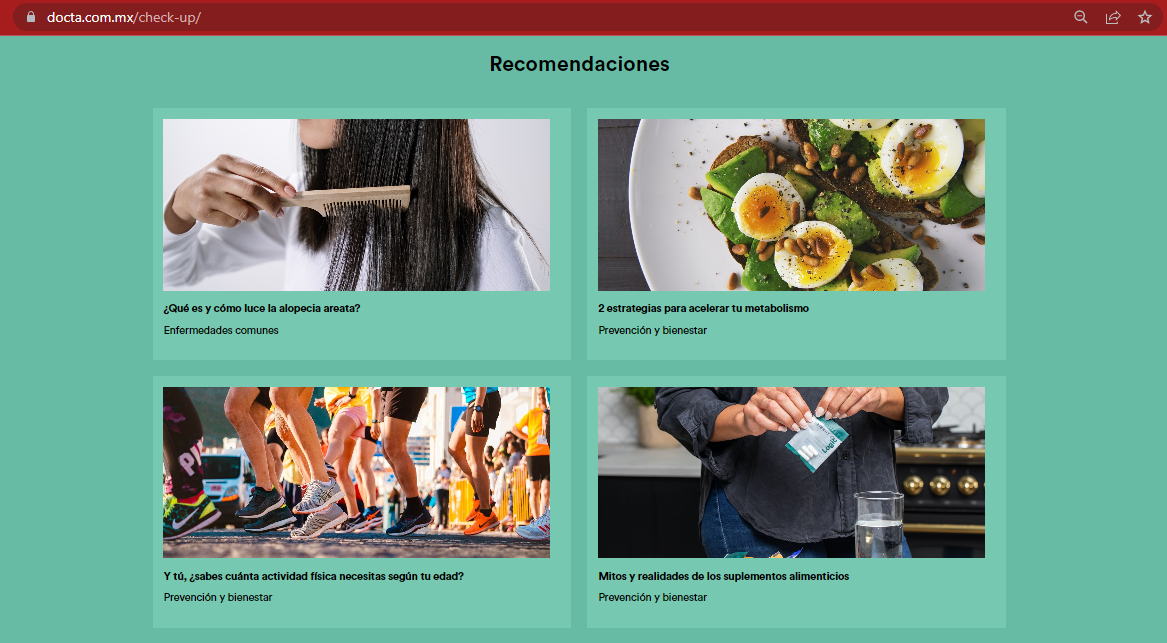 chilango - Encuentra info personalizada para tu salud en la plataforma de Docta