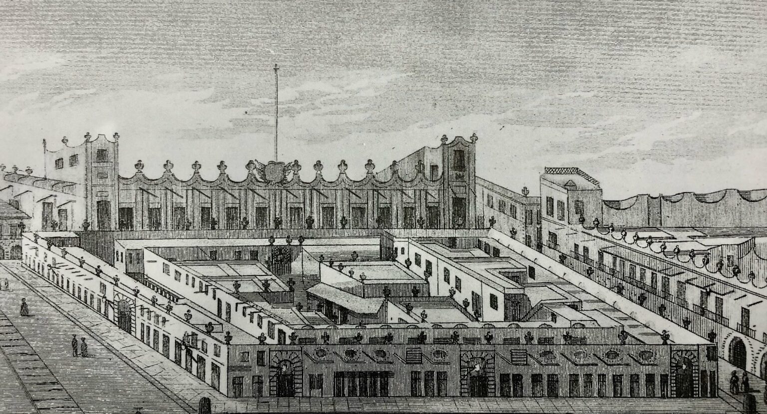 chilango - Historia de El Parián, mercado de dos pisos que ocupaba todo ...