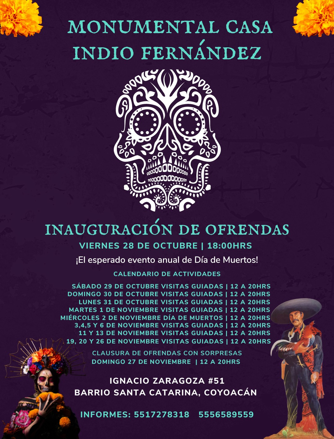 chilango - Lánzate a ver ofrendas de Día de Muertos en la Monumental ...