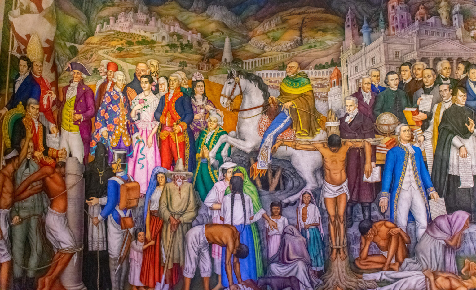 Chilango - Estos son los murales más emblemáticos del Castillo de ...