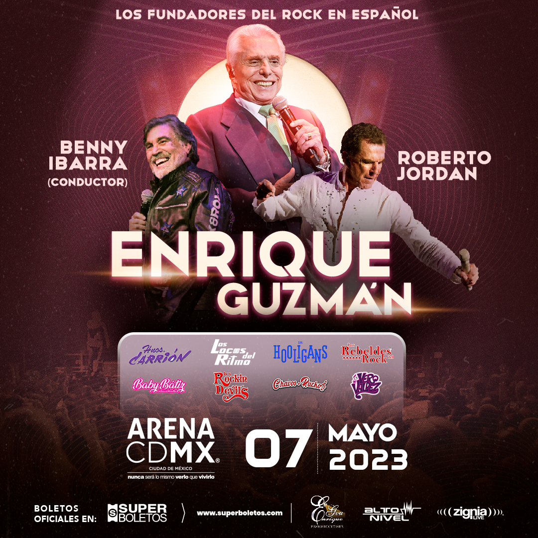 Enrique Guzmán, Los Hermanos Carrión, Roberto Jordan y más rockearán en ...