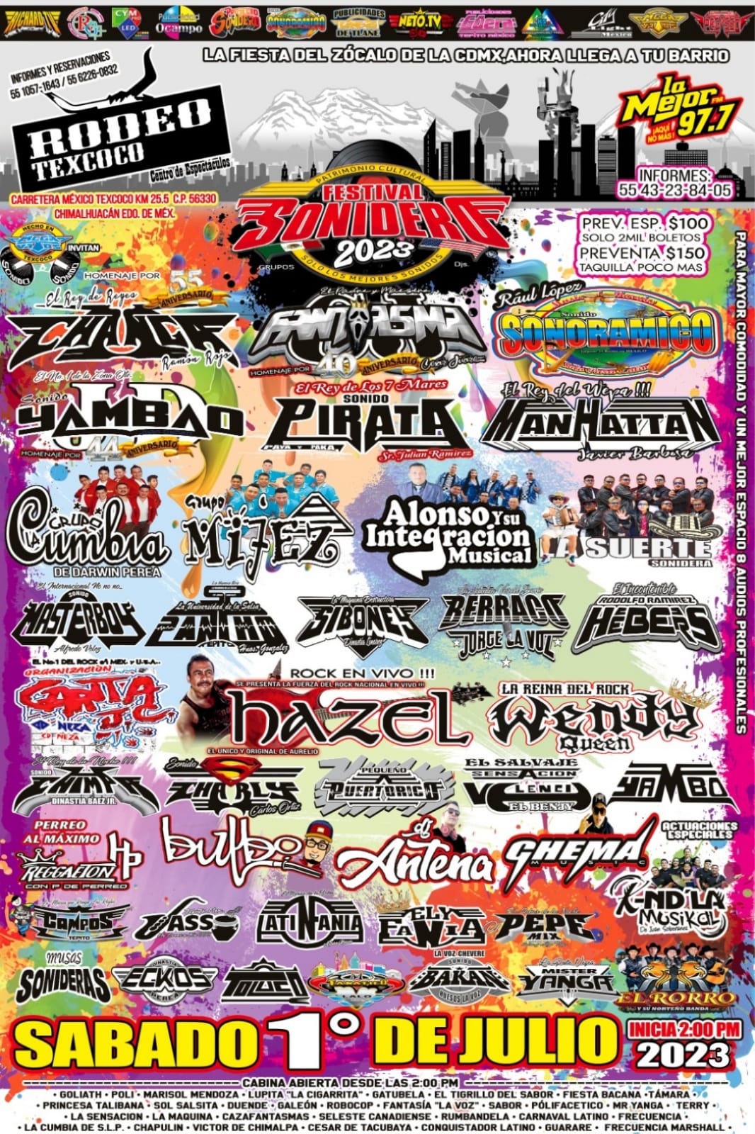 Chilango - Festival Sonidero 2023: 15 horas de baile y más de 30 sonideros