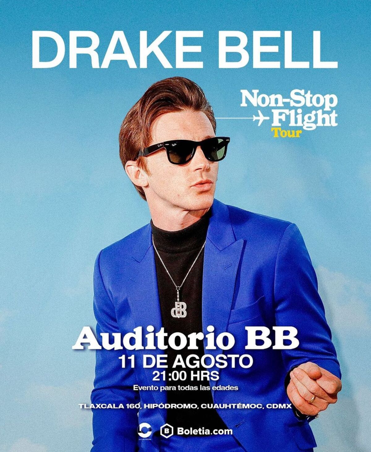 Chilango - Drake Bell, de Drake & Josh, se presentará en México