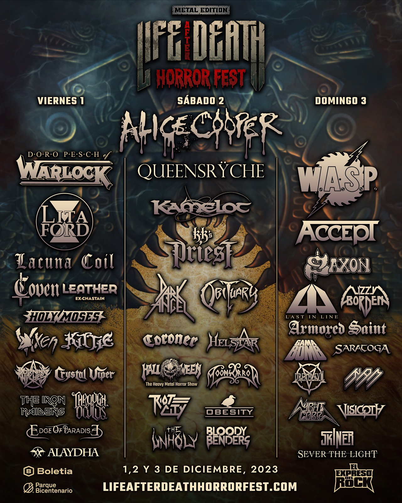 Chilango - Life After Death Horror Fest: El megafestival de heavy metal ...