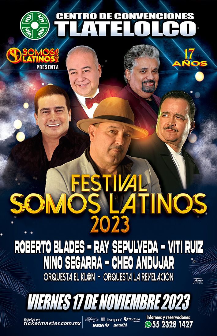 Chilango - Festival de salsa en CDMX: Roberto Blades, Viti Ruiz y más