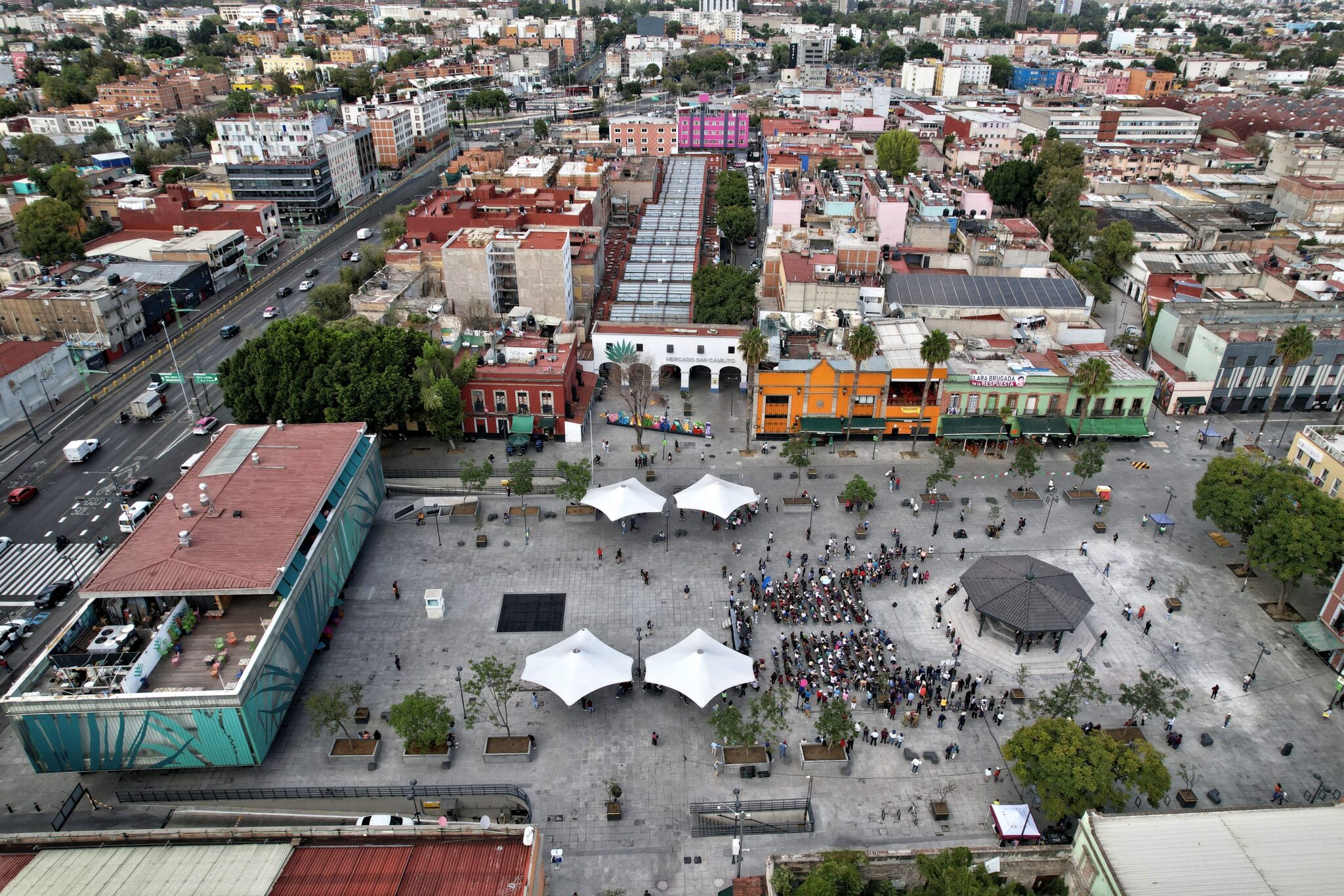 Chilango - Plaza Garibaldi estrena kiosco: así luce la remodelación