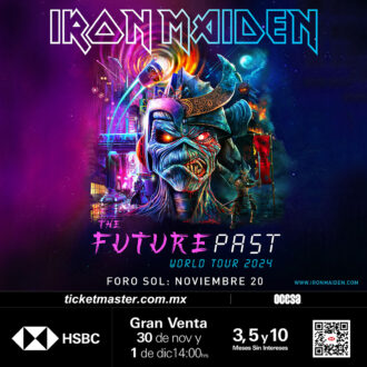 Chilango - Iron Maiden regresa a México en 2024 con la gira The Future Past