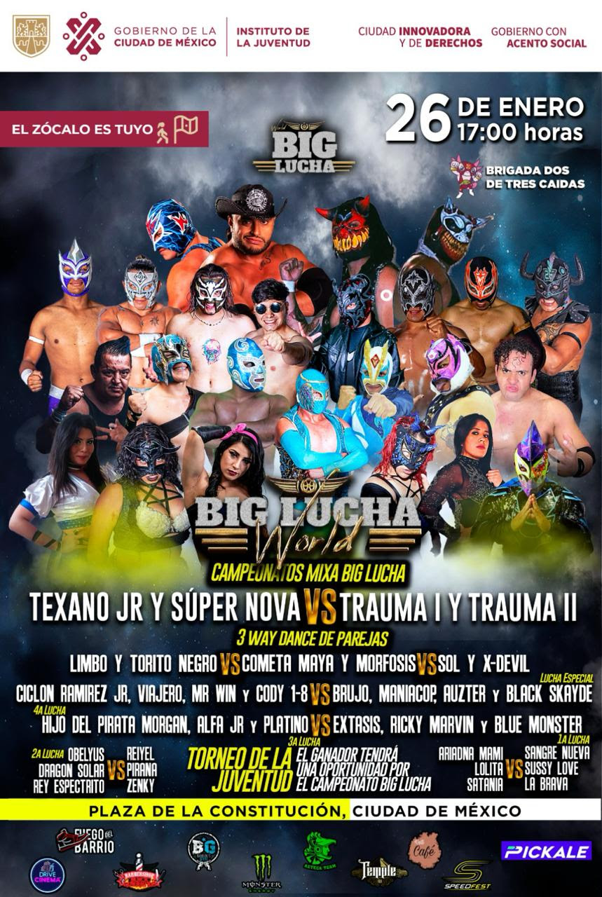 Chilango - Eventos Zócalo CDMX Hoy: Habrá función gratis de lucha libre