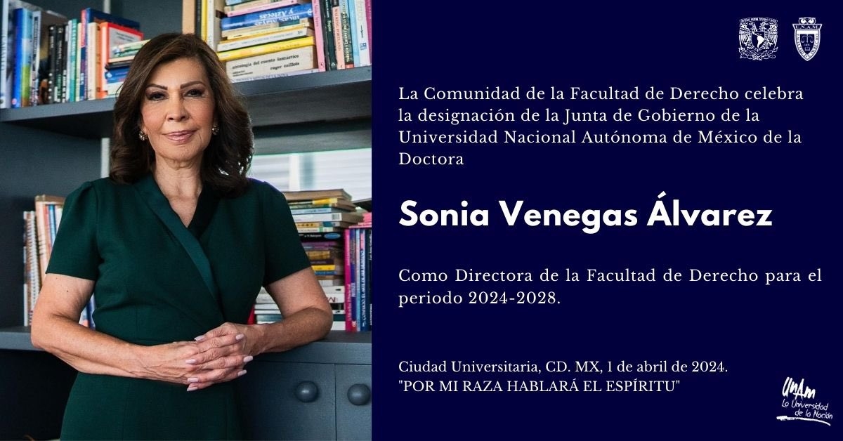 Chilango - Sonia Venegas Álvarez, directora de la Facultad de Derecho UNAM
