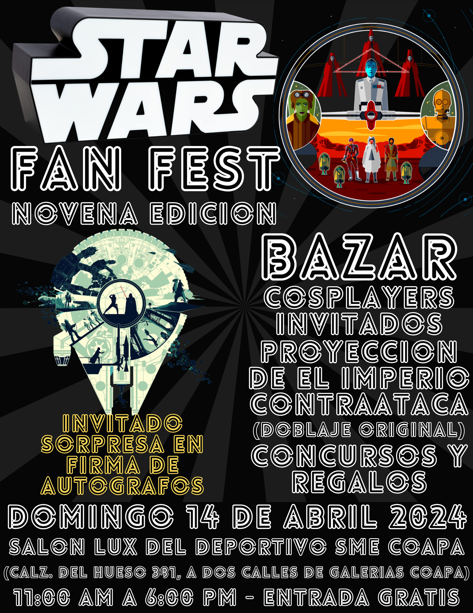 Chilango - ¡Fan Fest en CDMX de Star Wars llega a su novena edición! Chilango - ¡Fan Fest en CDMX de Star Wars llega a su novena edición!