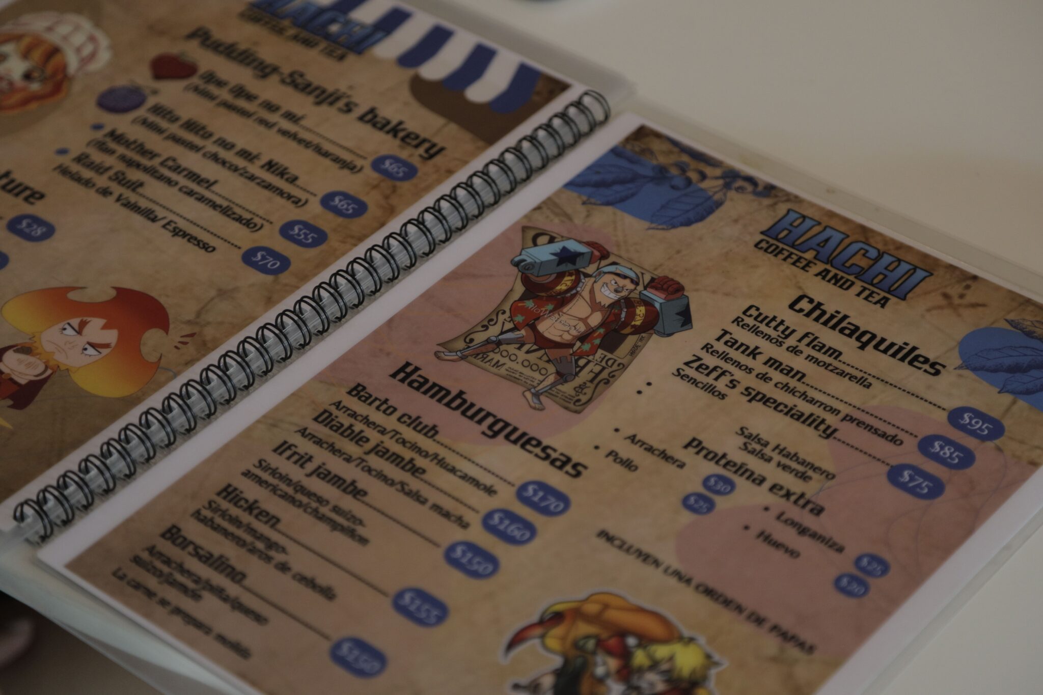 Chilango - Cafetería temática de One Piece: Conoce Hachi Coffee and Tea