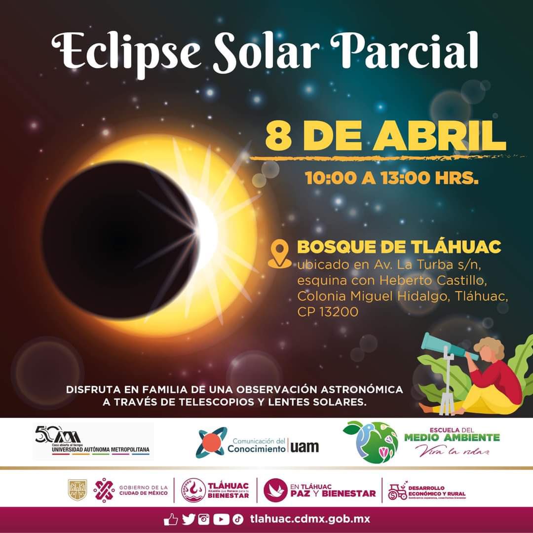 Chilango - ¿Dónde ver el eclipse solar 2024 en CDMX y Edomex?