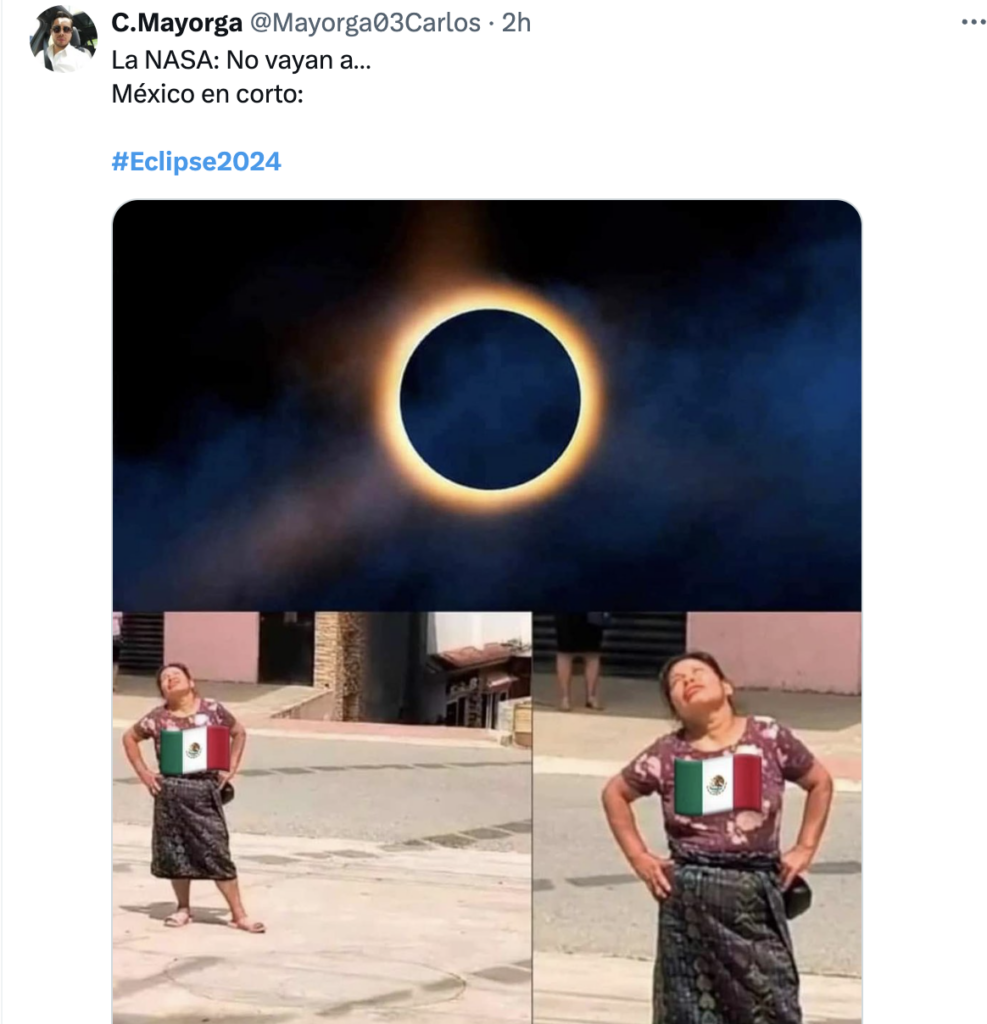 ¡Que el ingenio nunca muera! Acá los memes del eclipse solar 2024 - Lado.mx