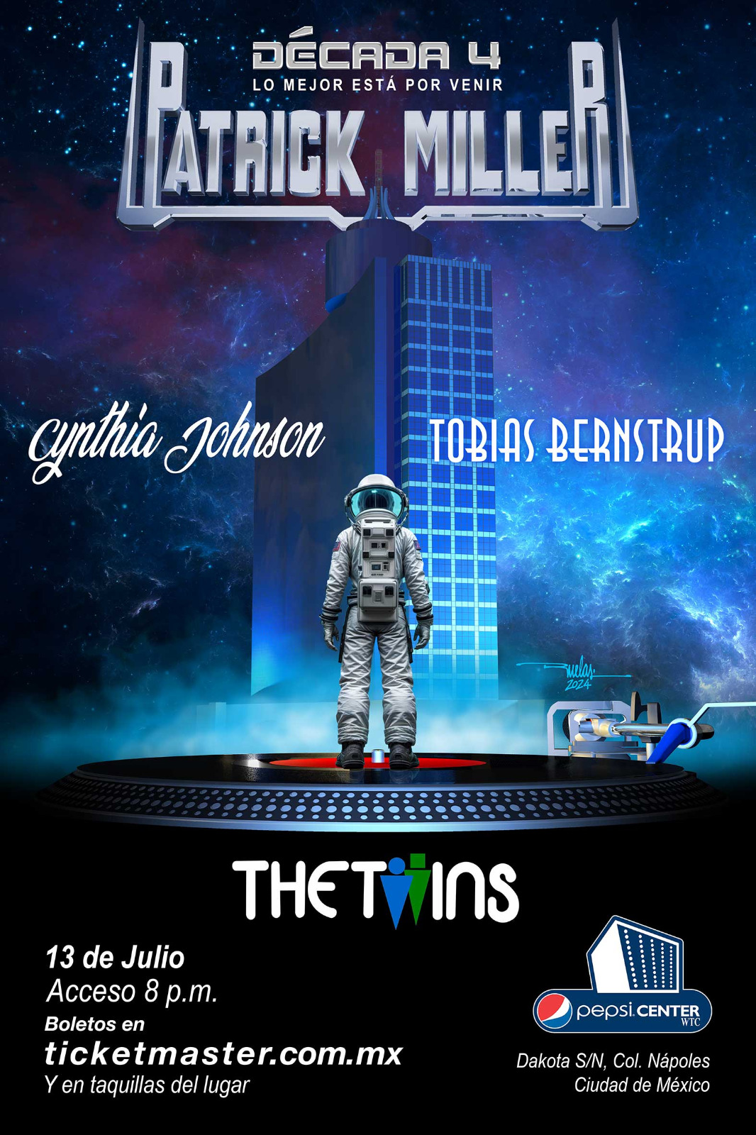 Chilango - Patrick Miller celebra 40 años de trayectoria con tocada en CDMX