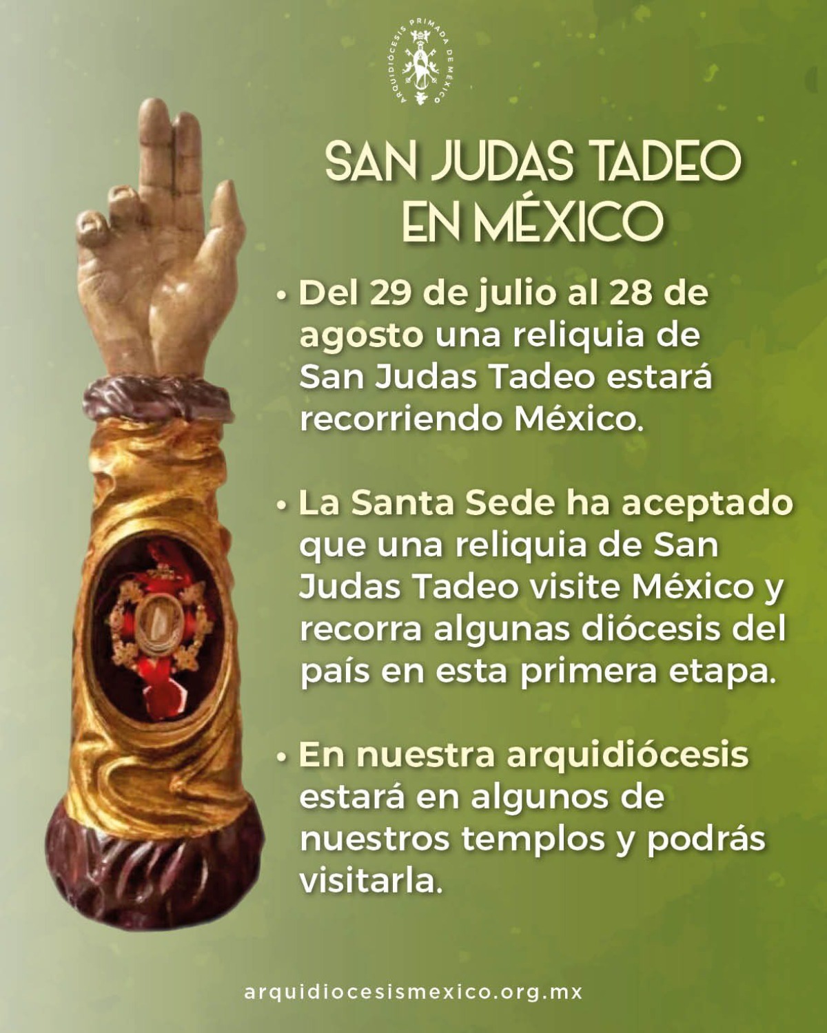 Chilango - Reliquias de San Judas Tadeo: dónde verlas en CDMX y Edomex