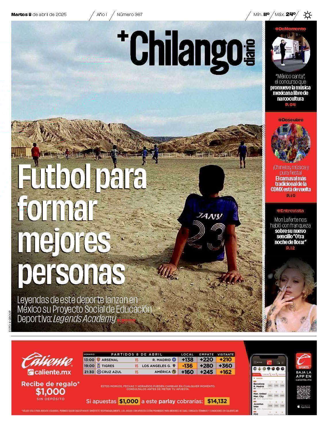 Chilango - Fútbol para formar mejores personas - Chilango