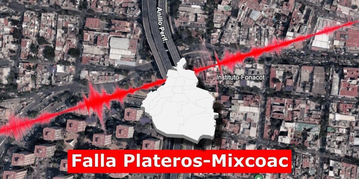 Chilango - Falla Plateros-Mixcoac: mapa de la zona de microsismos en CDMX