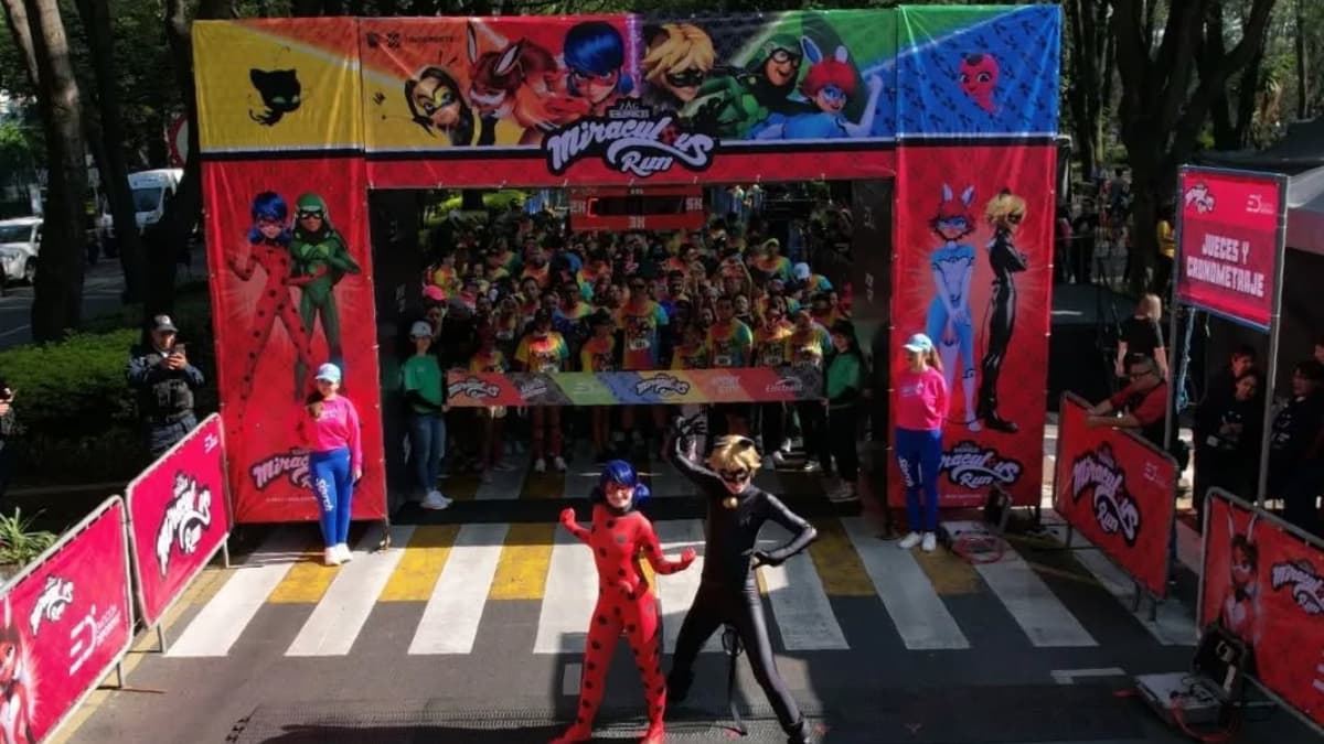 Chilango - Carrera Miraculous Run: Corre con Ladybug y Chat Noir en CDMX