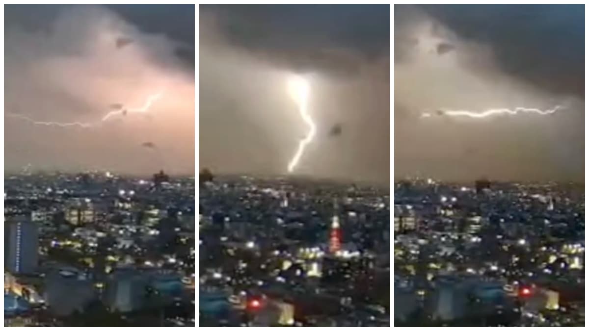 Chilango - Impactante rayo cae en CDMX | VIDEO