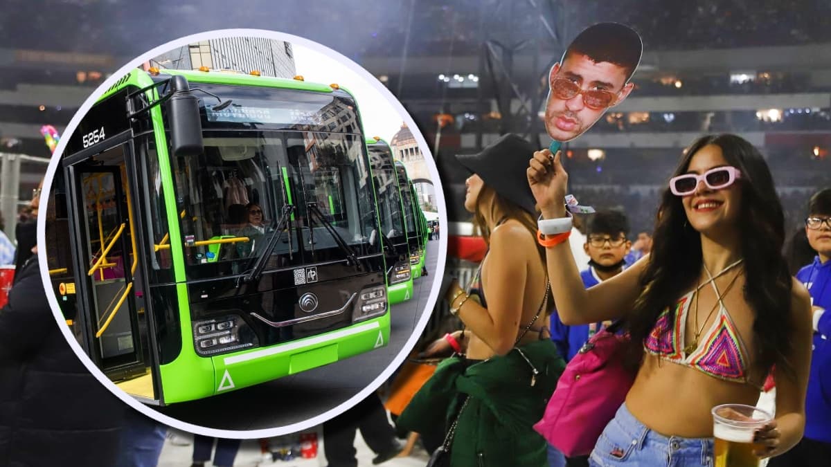 Chilango - RTP CDMX lanza transporte para el concierto de Bad Bunny