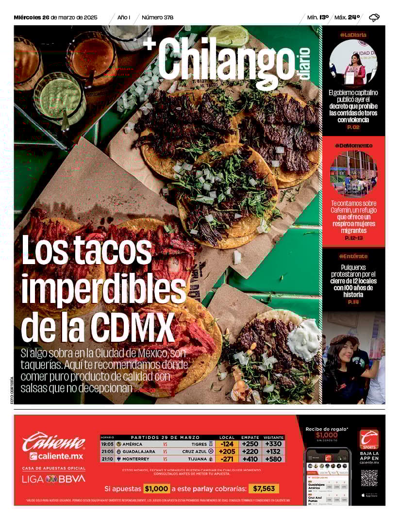 Chilango - Los tacos imperdibles de la CDMX - Chilango