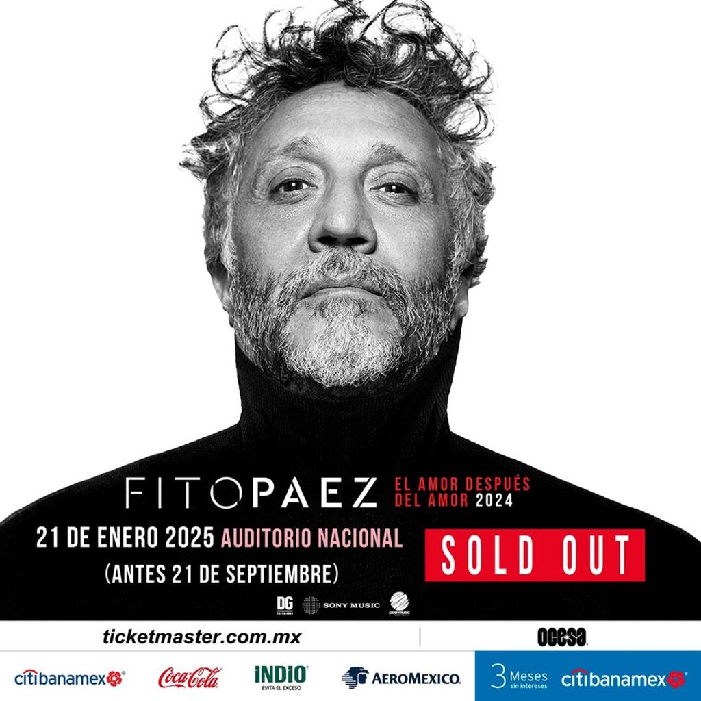 Fito Páez sí dará concierto gratis en el Zócalo de CDMX este 2025; ¿cuándo y a qué hora? - Lado.mx