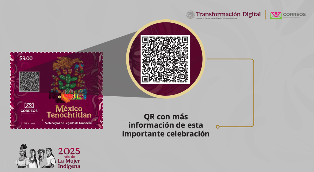 Chilango - Así es timbre postal por 700 años de México-Tenochtitlán con ...